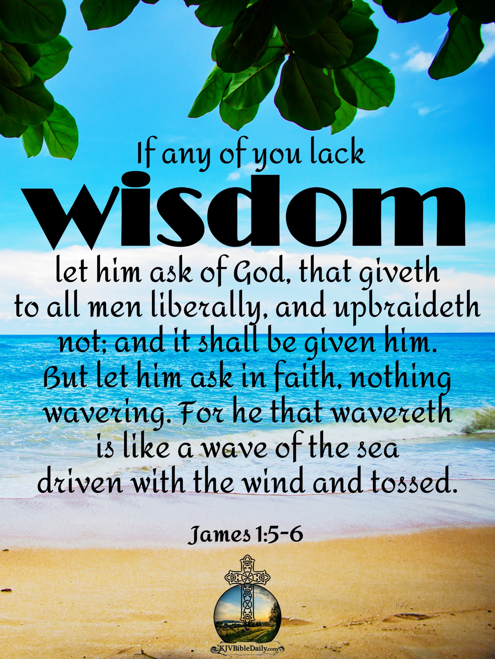 Ask For Wisdom Bible Verse Kjv