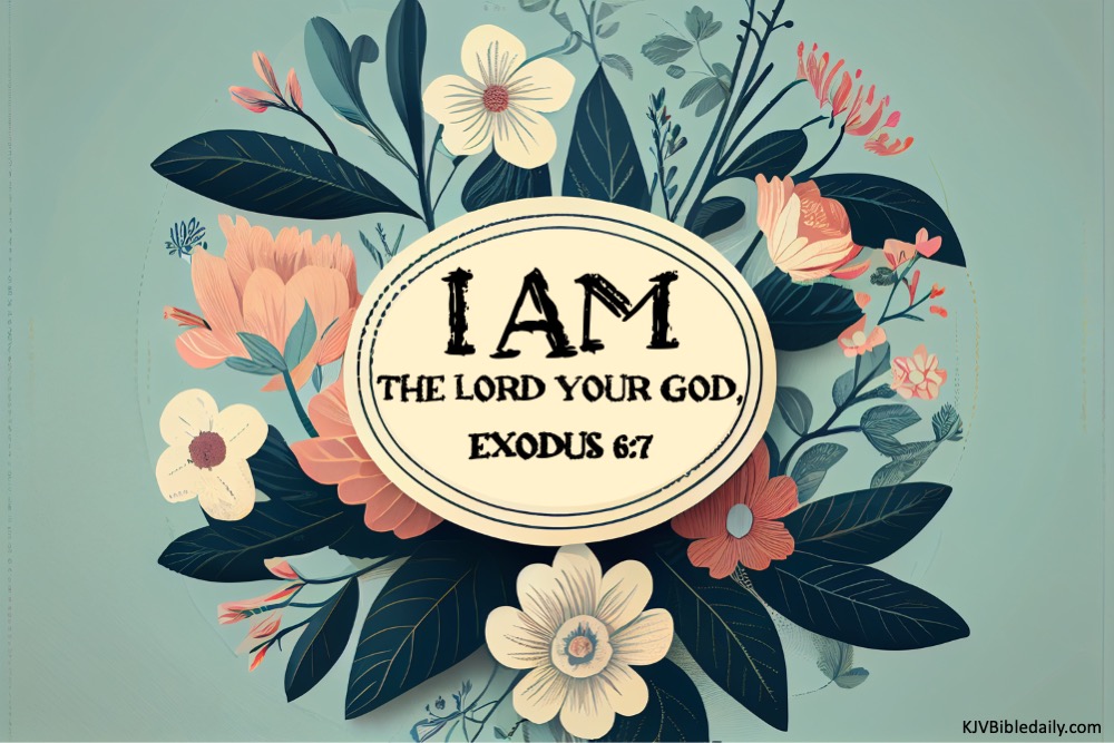 Exodus 6:7 KJV – KJV Bible Verses