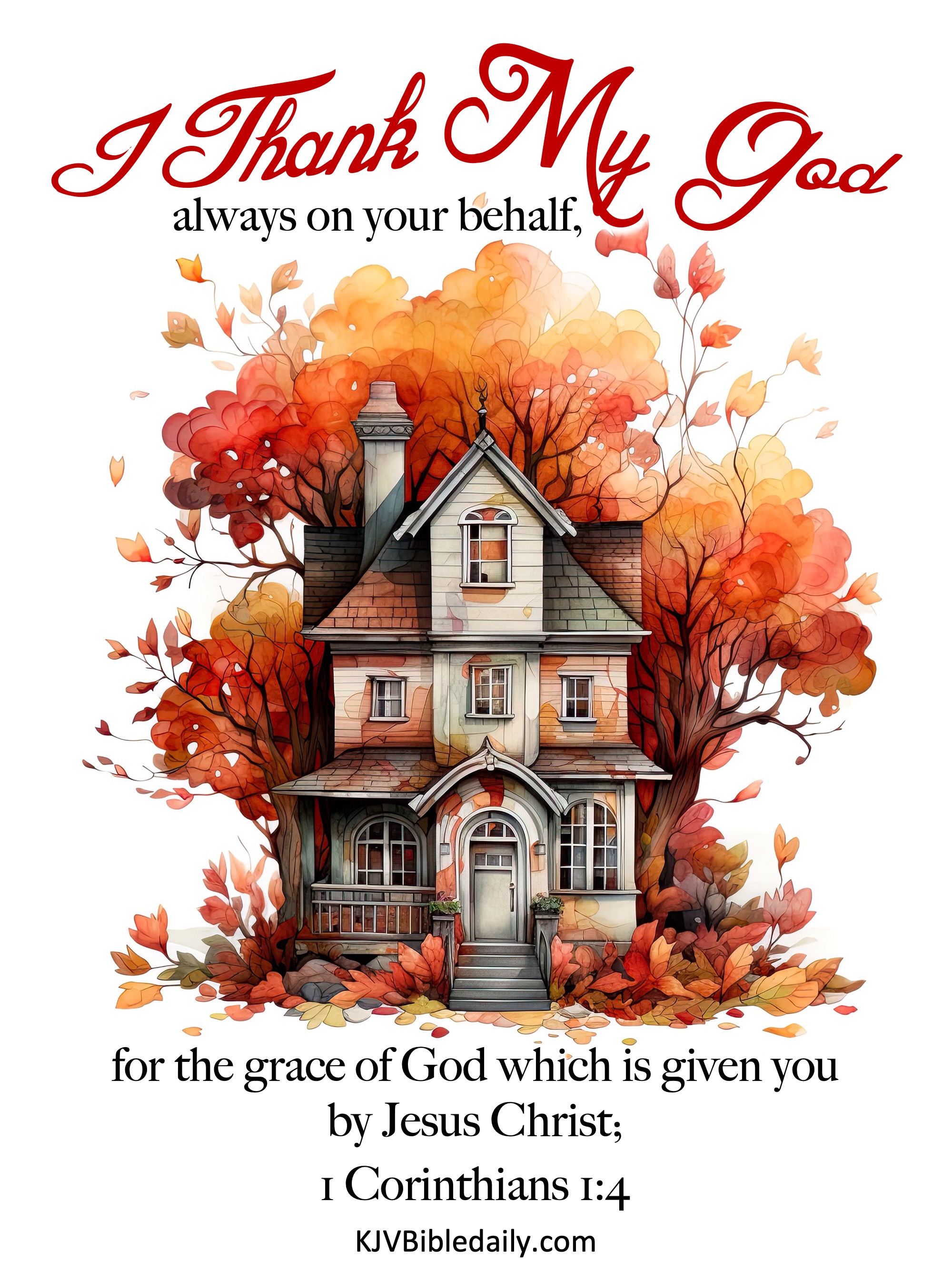 1 Corinthians 1:4 KJV – KJV Bible Verses