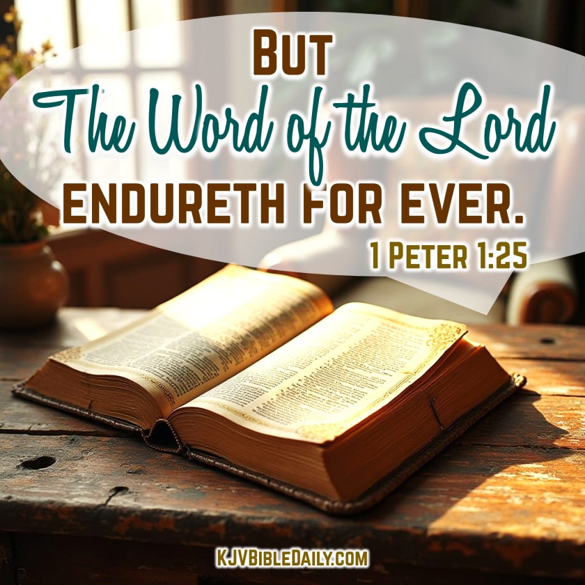 1 Peter 1:25 KJV – KJV Bible Verses